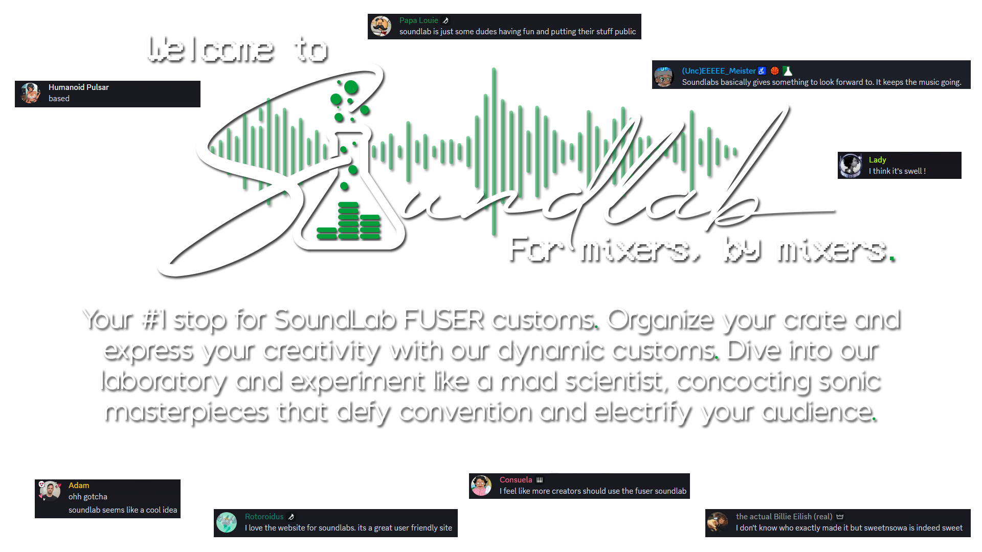 FUSER SoundLab Customs – For Mixers by Mixers